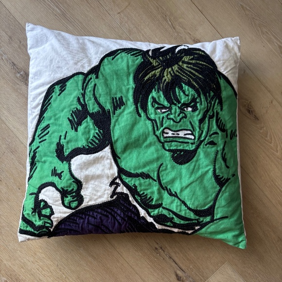 Pottery Barn Kids | Bedding | Pottery Barn Kids Hulk Pillow | Poshmark